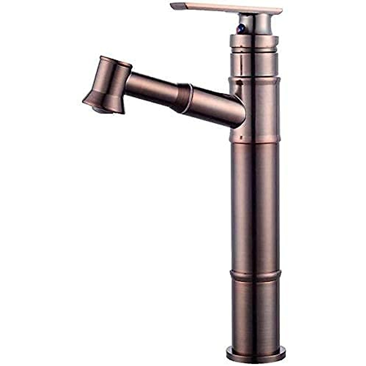 Brass Bathroom Tap Retro Extensible with Removable Hand Sheet Faucet Single Line Mixer Kitchen Faucet Faucet Bathtub Water Faucet