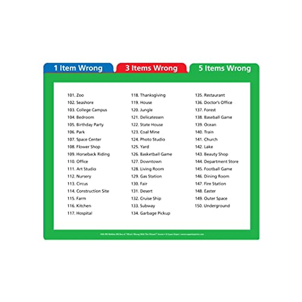 Super Duper Publications | Webber® Big Box of “What’s Wrong with This Picture?” Scenes | Critical Thinking Skills | Speech and Language Resource