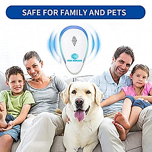 Avantaway Ultrasonic Pest Repeller, Indoor Pest Control for Mosquito, Mouse, Cockroach, Bug, Roach,Upgraded Electronic Plug-in Insect Repellent for House, Garages, Warehouses, Offices, Hotel,6 Pack