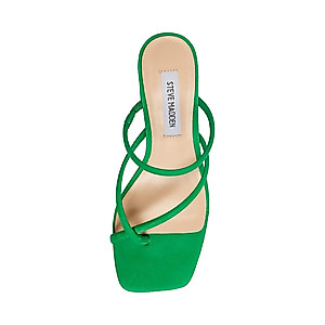 Steve Madden Effie Sandal Green Nubuck 8.5 M
