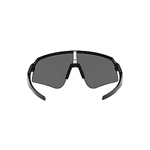 Oakley Men's OO9465 Sutro Lite Sweep Rectangular Sunglasses, Matte Black/Prizm Black, 39 mm
