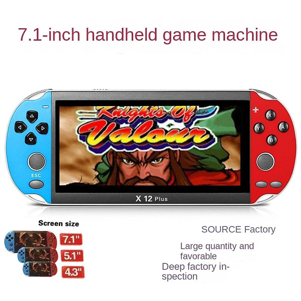 MBETA 4.1 inch 4.3 inch X7 Game Console 5.1 inch X7plus 7 inch X12plus Game Console PSP