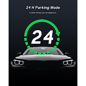 Mini Dash Cam - Front and Rear 2K Surfola Dual Car Camera 2560x1440P, 3" inch IPS Screen, 170° Wide Angle, Parking Mode, WDR, Accident Record