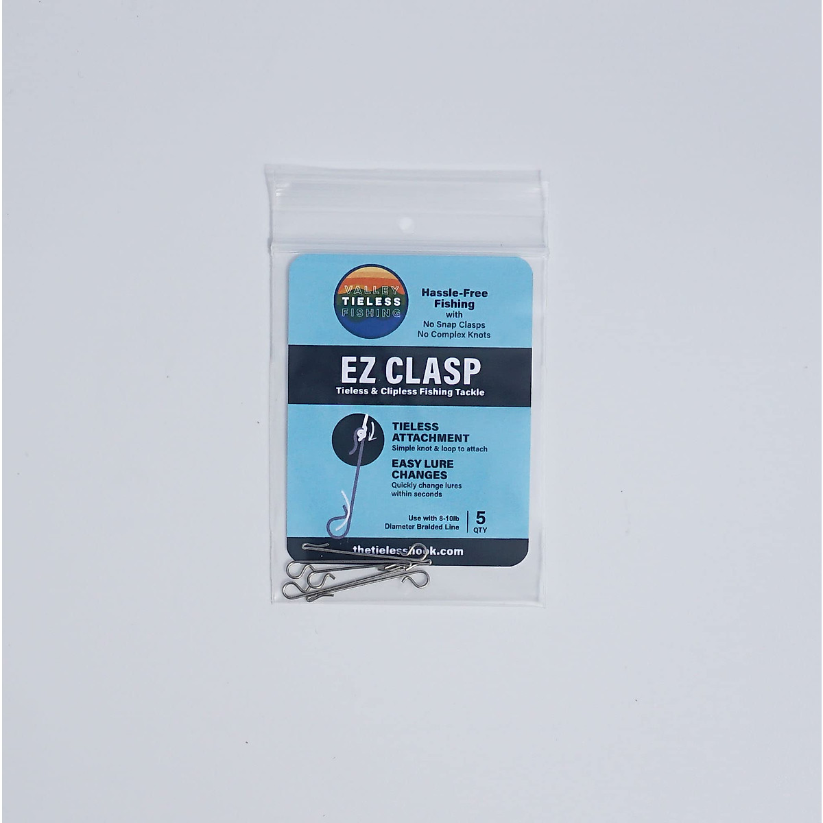 Valley Tieless Fishing EZ Clasp, Quick Lure Change Device, Part of EZ Accessories Kit