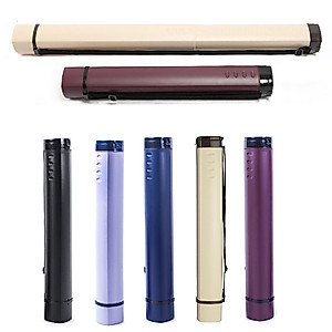 IWOMA Extendable Poster Tubes Expandable 25” to 40” with Shoulder Strap for Carry Documents Drawings Oil Paintings, Maroon