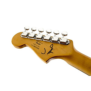 Squier J Mascis Jazzmaster Electric Guitar, with 2-Year Warranty, Vintage White, Laurel Fingerboard