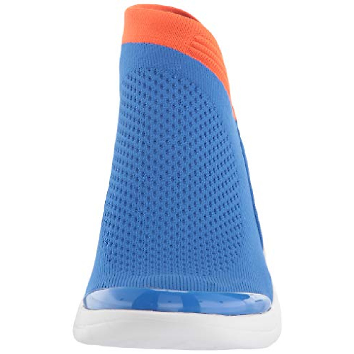 BZees Womens Romance Orange Blue Booties 7 M