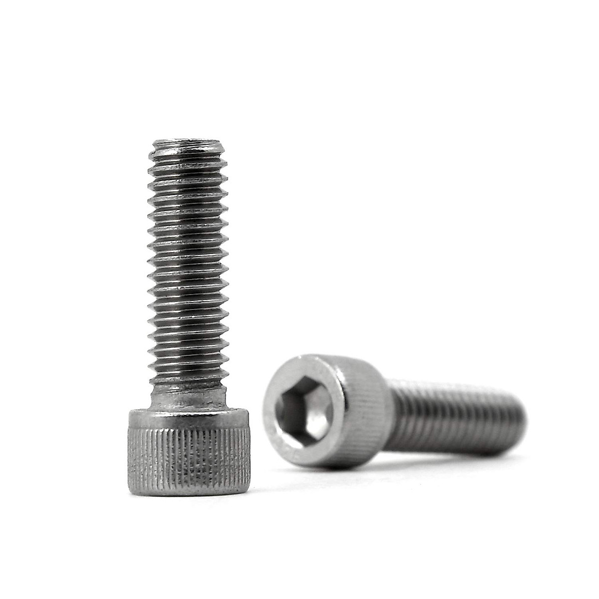 1/4-20 x 2" Socket Head Cap Screws, Allen Socket Drive, 304 Stainless Steel 18-8, Full Thread, Bright Finish, Fully Machine Thread, 25 PCS