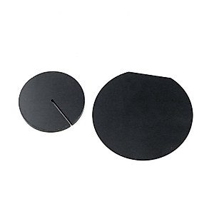 Dnyta Black Acrylic Place Cards with Stands, 20 Pcs Blank Acrylic Seat Cards for DIY Wedding Reception Table Numbers