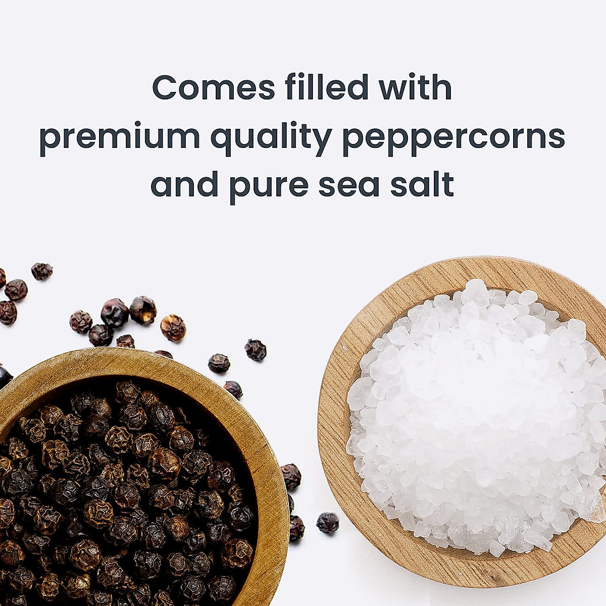 Olde Thompson 5.5" Sunset Fiesta Salt Shaker & Pepper Mill Set, Adjustable Pepper Grinder