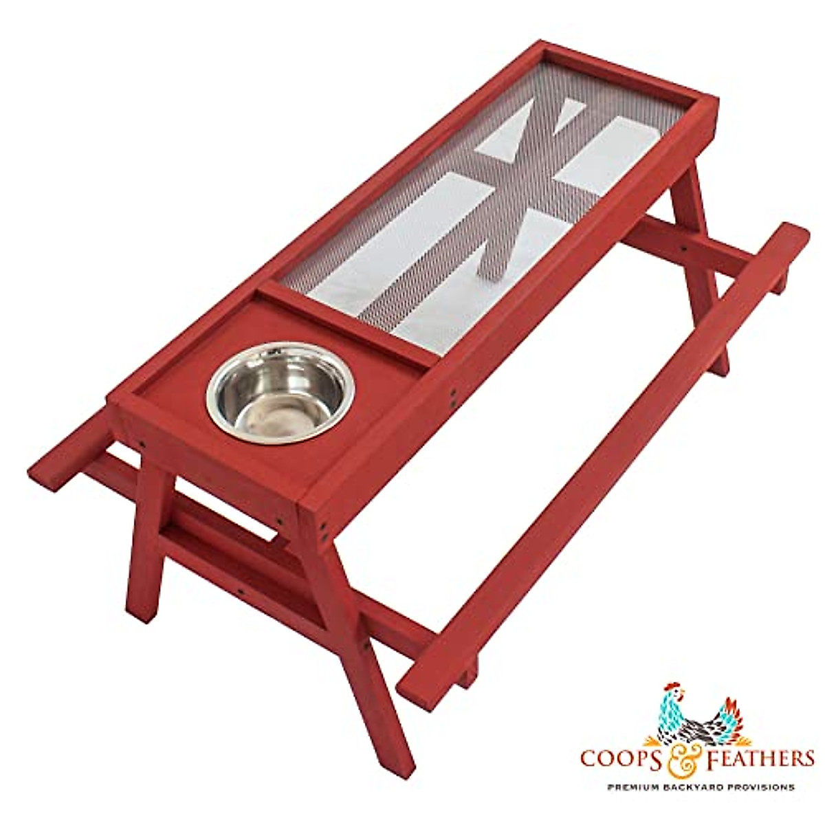 Coops & Feathers Chick-Nic Table (Barn Red)