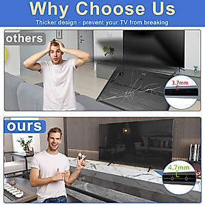 TV Legs for 40" 43" TCL Roku TV Stand Legs, Base Stand for TCL TV Stand 40S355 40S325 40S303 40S305 43S455 43S425 43S423 43S515 43S325 43S305 43S431 with Screws Set & Instructions, Easy to Install