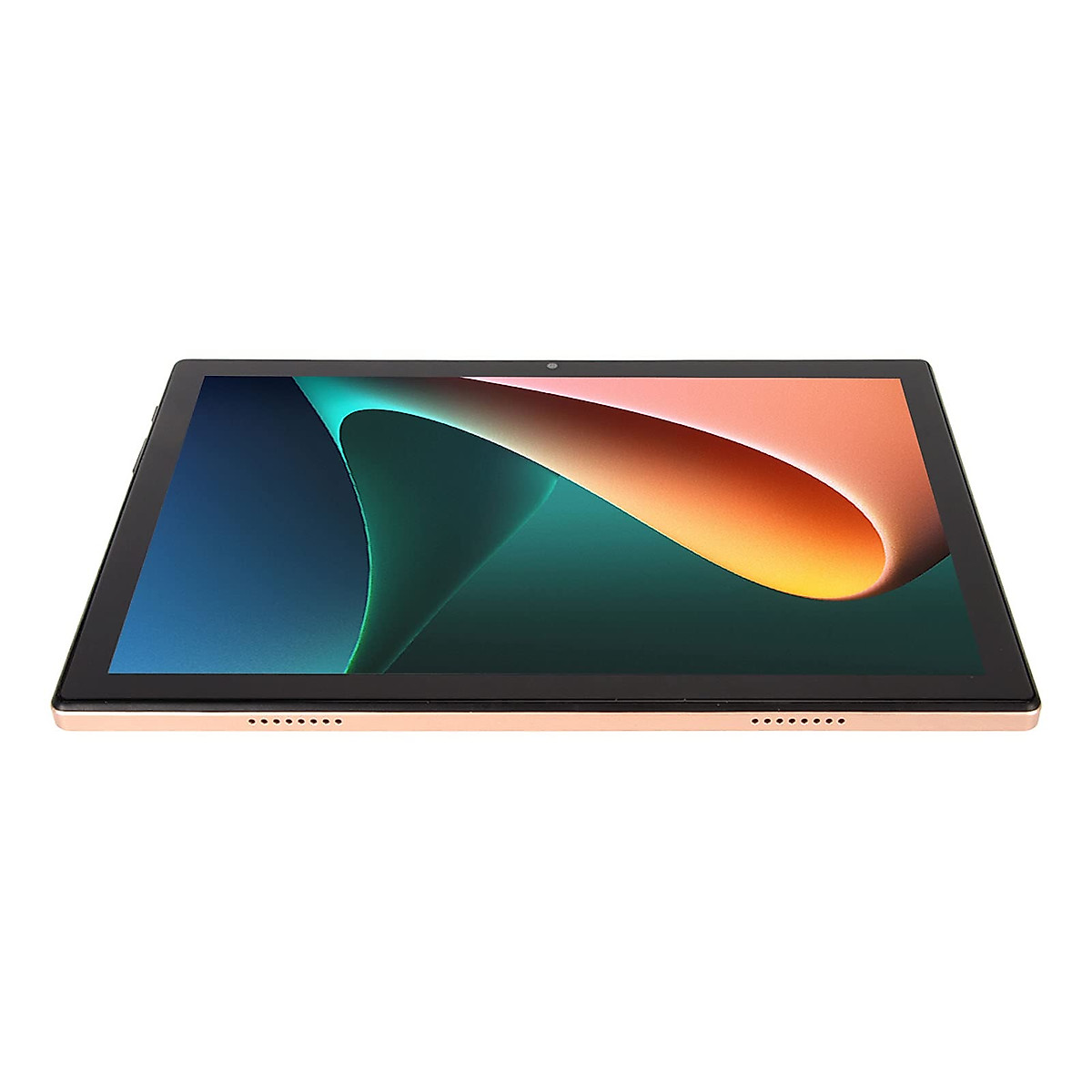 GLOGLOW Tablet PC, 5G WiFi US Plug 100‑240V 10.1 Inch IPS Office Tablet for Family (Gold)