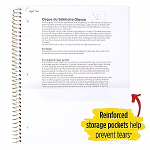 Five Star Spiral Notebooks, 1 Subject, College Ruled, 11" x 8-1/2", Cute Designs Bright Colors, 3 Pack (51180)