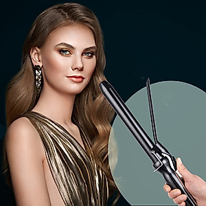 abp 1 Inch Curling Iron with Ceramic Barrel, Instant Heat up to 450°F, Waving Style Tool for Long/Medium Hair and Women