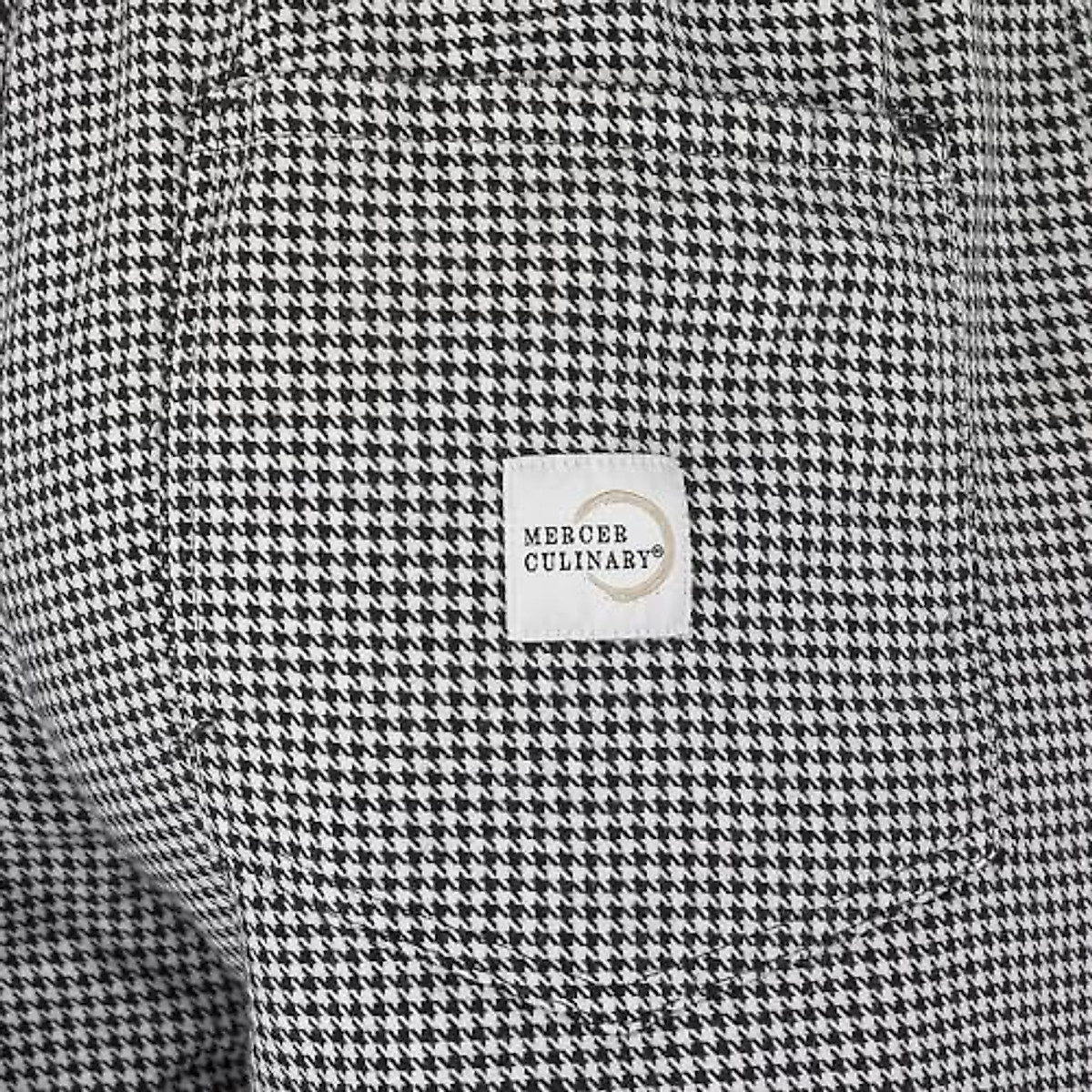 Mercer Culinary M61071HTL Genesis Women's Chef Cargo Pant in Hounds Tooth, Large, Black/White