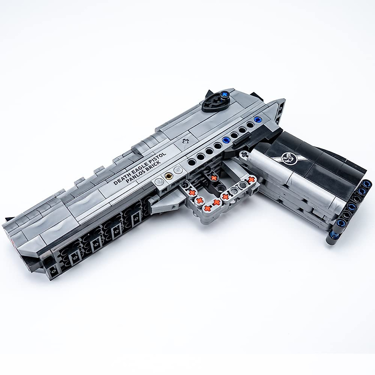 Uvini Building Blocks Kit, Building Blocks Toy Sets, 1:1 Simulation Shooting Toy, Mechanical Weapon Model Toy Desert Eagle Pistol 360Pcs