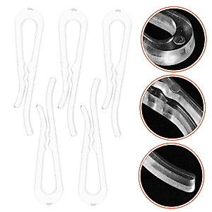 Ciieeo 300 Pcs U Shape Shirt Clips Scarf Clip Party Layout Clips Clothespin Pants Shirt Organizer Clips Garment Clips Alligator Clips Dresses Bra for Dress Clip Holder Tie Clips Christmas