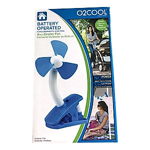 O2 Cool Battery Operated Fan - 4 Inch Stroller Fan