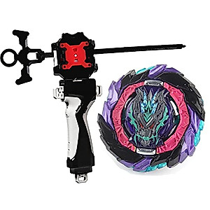 MECHGYRO Burst Launcher LR Play Blade Blade Toy Set Metal Fusion Gyros B-186 DB #01 ROAR BAHAMUT God Bey Battling Top Toys Left Right Launcher Handle Grip Evolution Blades Game Set Gift for Boys 8-12+