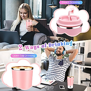 17oz Insulated Travel Coffee Mug with Flip Lid – Leakproof Stainless Steel Insulated Coffee Tumblers, Portable Thermos Cup for Hot & Cold Drinks, Perfect for Camping & On-the-Go