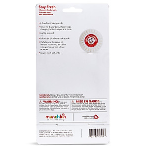 Munchkin Arm and Hammer Nursery Fresheners, Assorted Scents of Lavender or Citrus, 5 Count