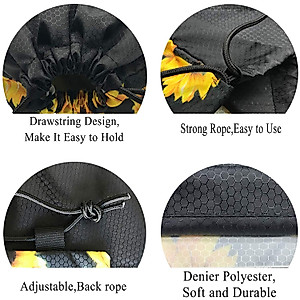 YISHOW Treble Love And Music Notes Unisex Drawstring Backpack Bag Sport Gym Travel Sackpack