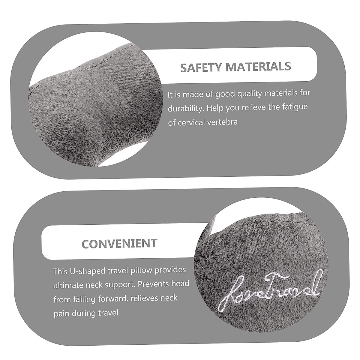 LIFKOME 1pc Nap Neck Pillow Travel Pillow U Shape Pillow Travel Neck Pillow Kids Pillow for Kids Travel Neck Pillows for Airplanes Gerd Pillows for Sleeping Office Pillow Relax Pillow Car