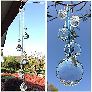 Crystals Ball Prisms Suncatcher Hanging Ornament Rainbow Maker for Home,Garden Decoration