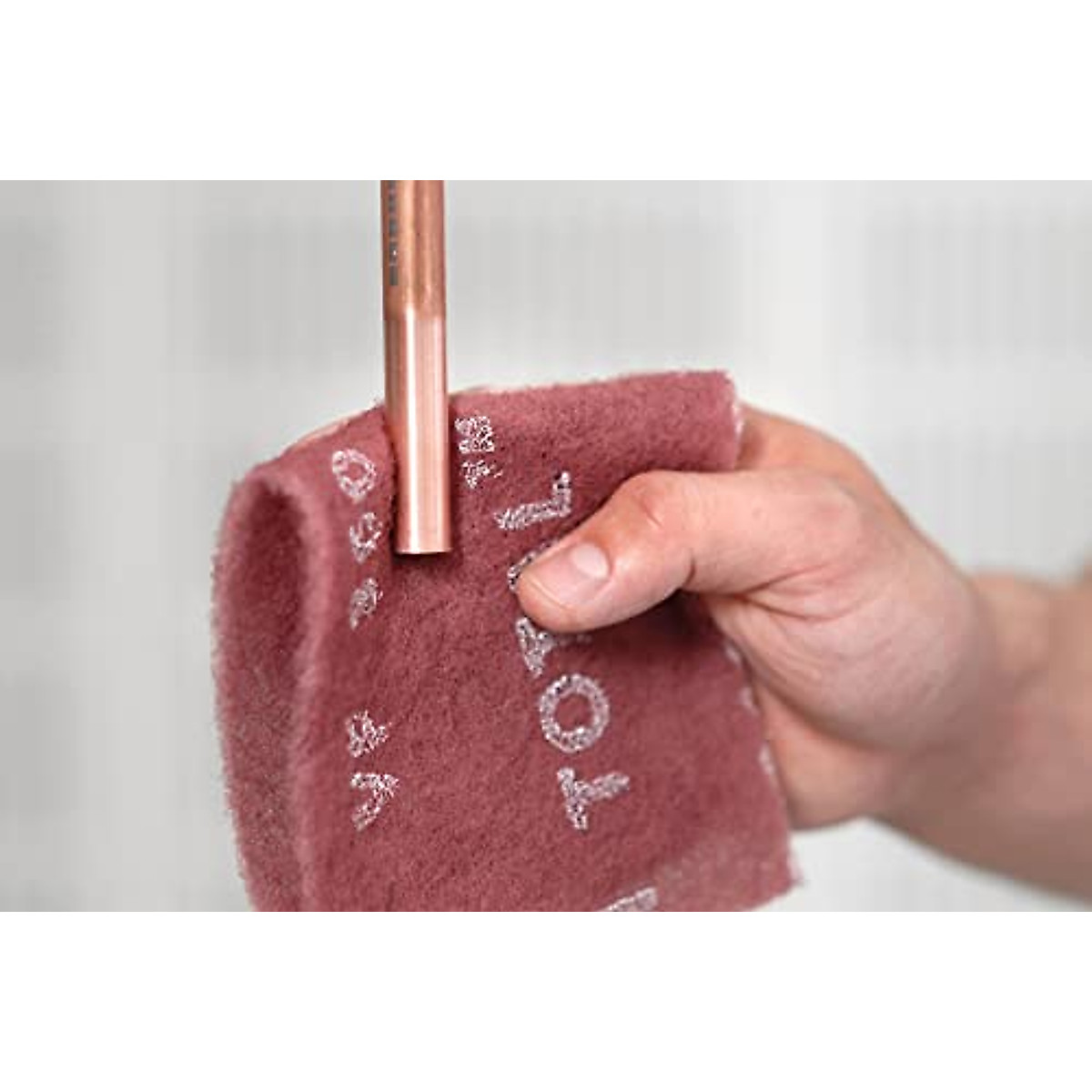 Mirka 18-118-447 25 pieces 4 1/2-Inch by 9-Inch Very Fine Scuff Pads 360 grit, red, black, grey, beige