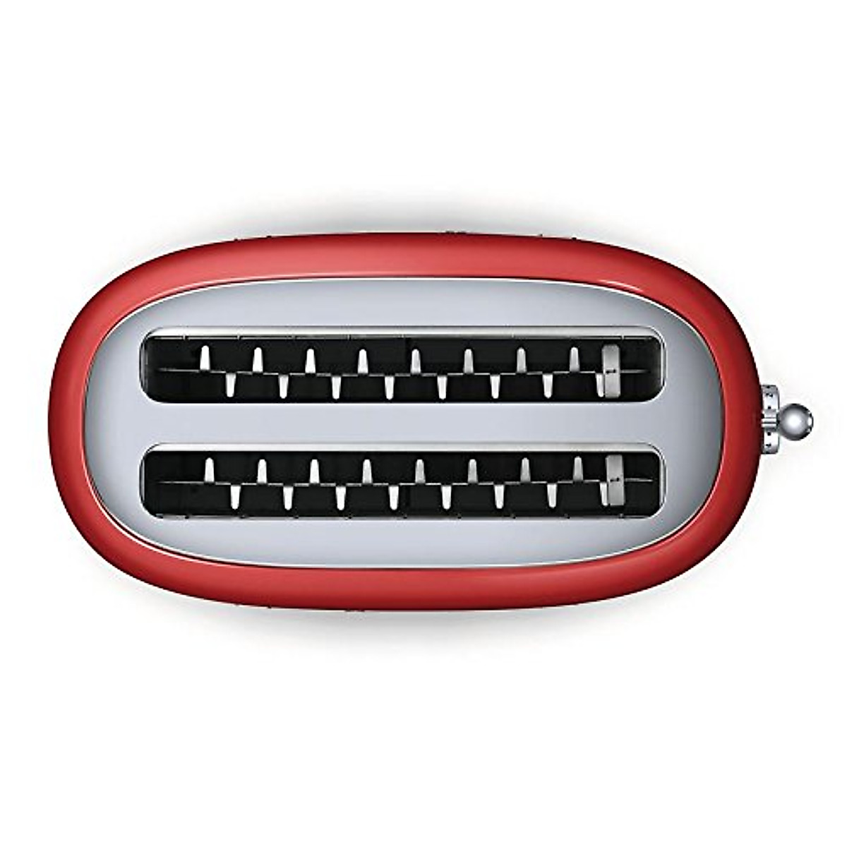 Smeg TSF02RDUS 50's Retro Style Aesthetic 4 Slice Toaster, Red