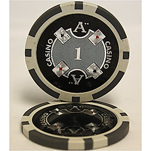MRC Poker 1000pcs Ace Casino Laser Poker Chips Set with Acrylic Case Custom Build