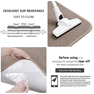 Office Hardwood Floor Chair Mat - Desk Chair Mat, Gaming Chair Mat, Desk Chair Floor Mat, Large Protector Rug for Hard Wood & Tile Floor, NOT for Carpets, 36" X 55" Light Grey