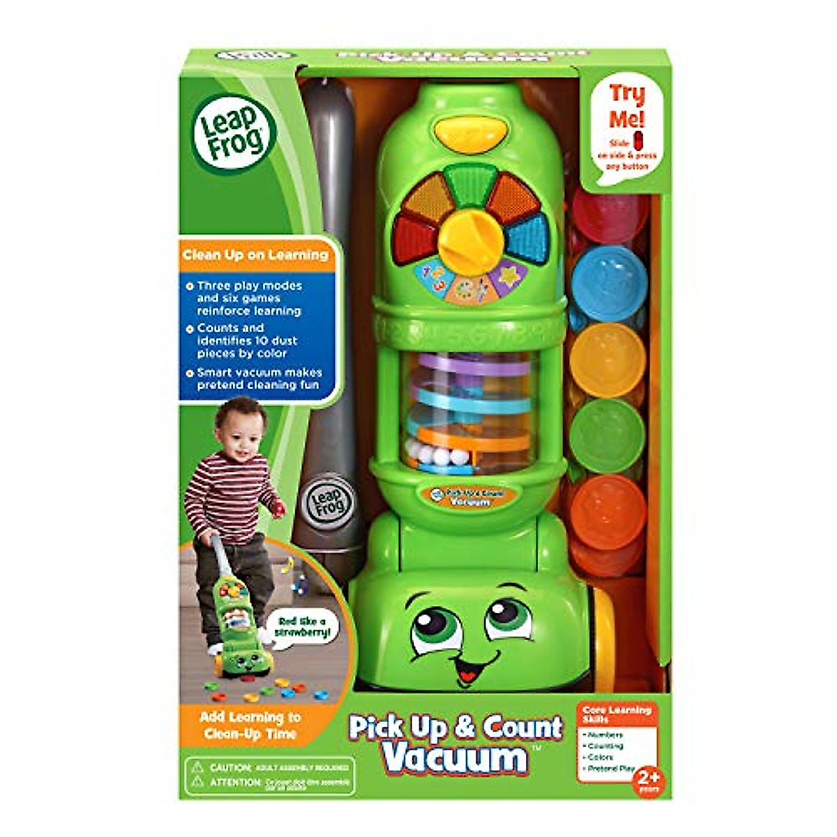 Leapfrog Pick Up and Count Vacuum, Green