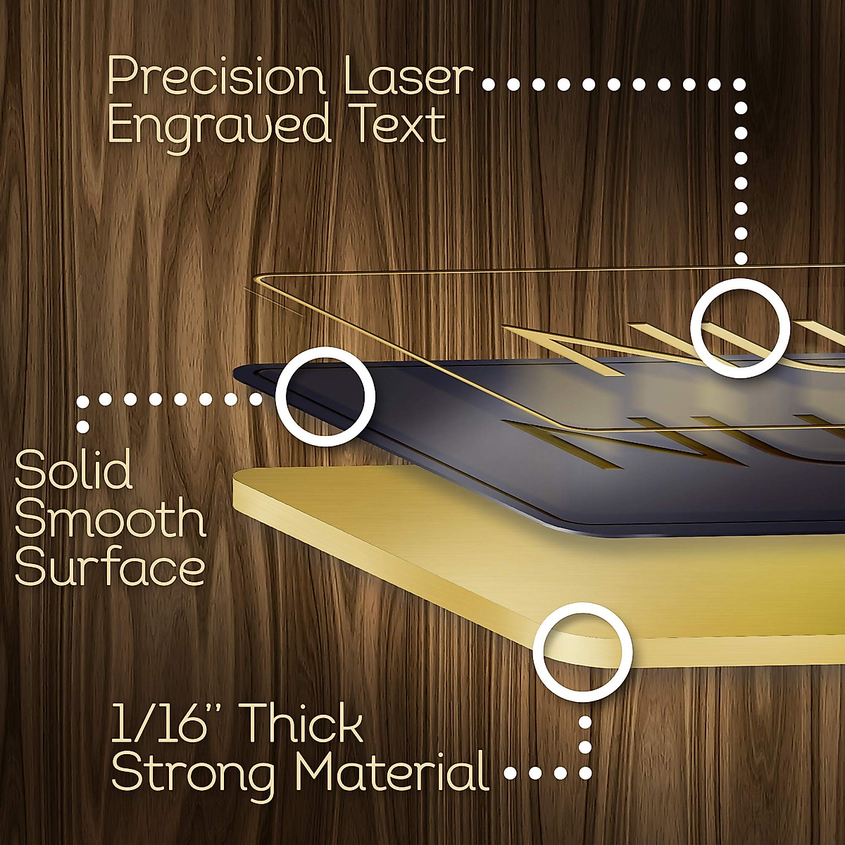 Baby Nursery Sign Nursery Mother's Room Sign, Black/Gold, Engraved, 3" x 9", Fade Resistance, Indoor/Outdoor Use, USA MADE By My Sign Center