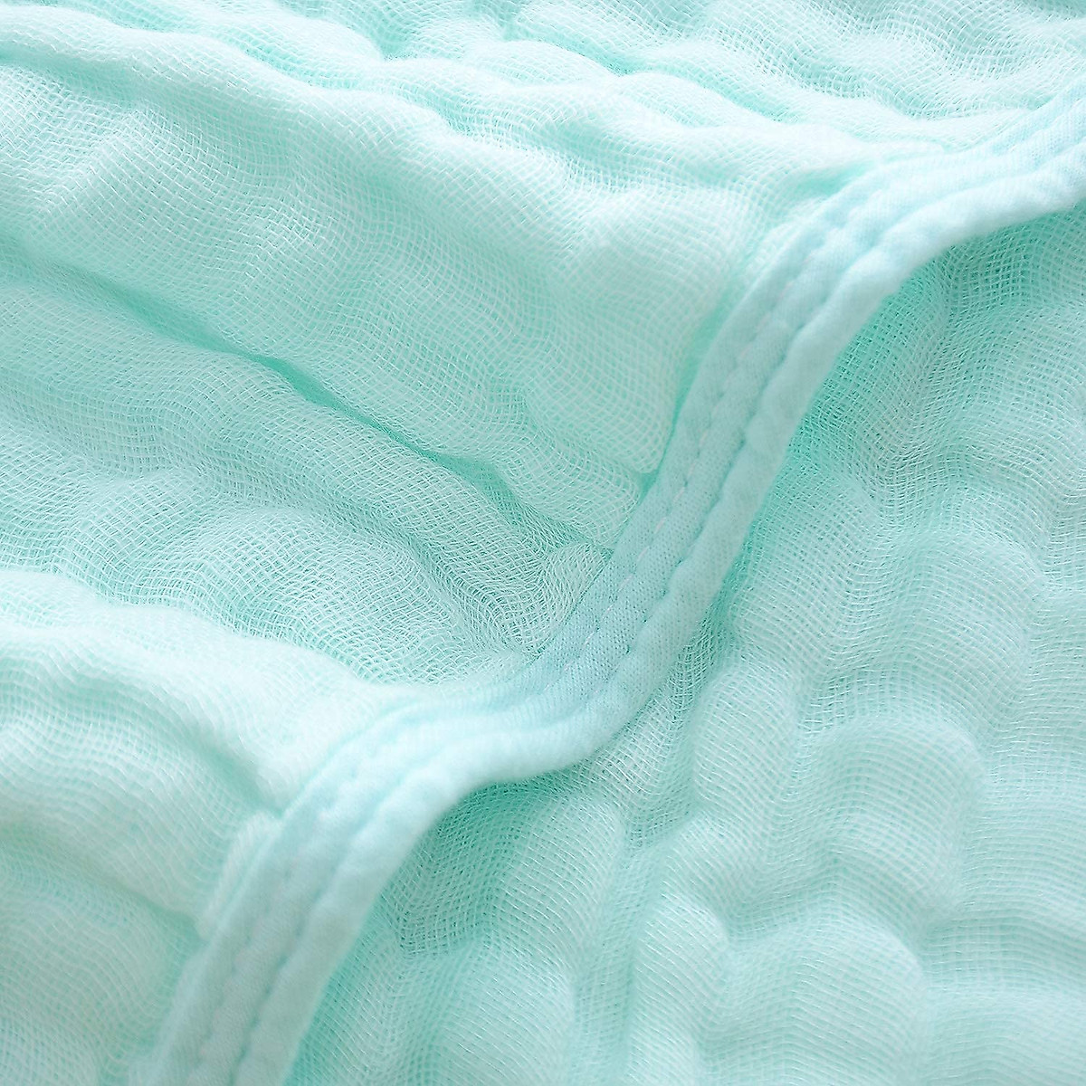 Muslin Burp Cloths - Baby Burp Cloth Sets for Unisex. 5 Pack Large Perfect for Newborn Baby Burping Cloths/Burp Bibs. Baby Burping Rags for Boys and Girls (Green)