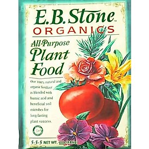 EB Stone Organics All-Purpose 5-5-5 Plant Food 15lb