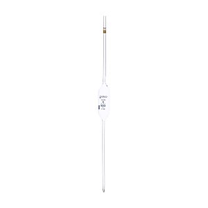 EISCO Volumetric Pipette, 100mL - Class A - Blue Markings - Yellow Coded - Borosilicate Glass