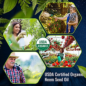 MILANIA Premium Organic Neem Oil (8 Oz.) Virgin, Cold Pressed, Unrefined 100% Pure Natural Grade A. Excellent Quality.