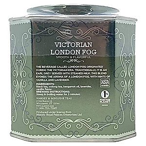 Harney & Sons Historic Royal Palaces Black Tea Collection Set of 3 - Victorian London Fog, Royal English Breakfast, & Earl Grey Imperial