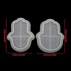 Jewelry Tray Hand Mold Storage Plate Dish Resin Hand Epoxy Silicone Resin Molds for and Craft Supply Tool Silicone Molds for Soaps Square