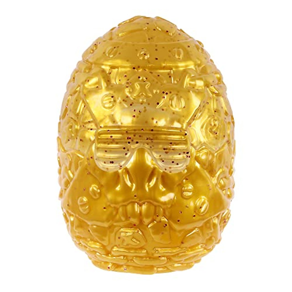 Treasure X Dino Gold Armored Egg. Break The Egg. Squeeze The Ooze Out. Smash The Fossil to Find The Treasure. Then Build The Dino and Display. Styles May Vary