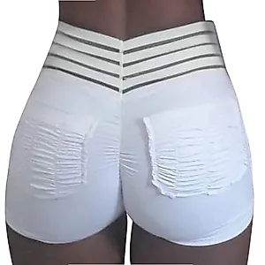 SNOWSONG Women's Drawstring Capri Pajama Pants Cropped Lounge Pants with Pockets Harem Pants