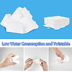JOYENERGY 100 Pack Magic Sponge Eraser, Melamine Sponges Foam Pads in Bulk, Multi-Functional Household Cleaning Sponges Eraser for Kitchen, Furniture, Bathroom, Household Cleaning