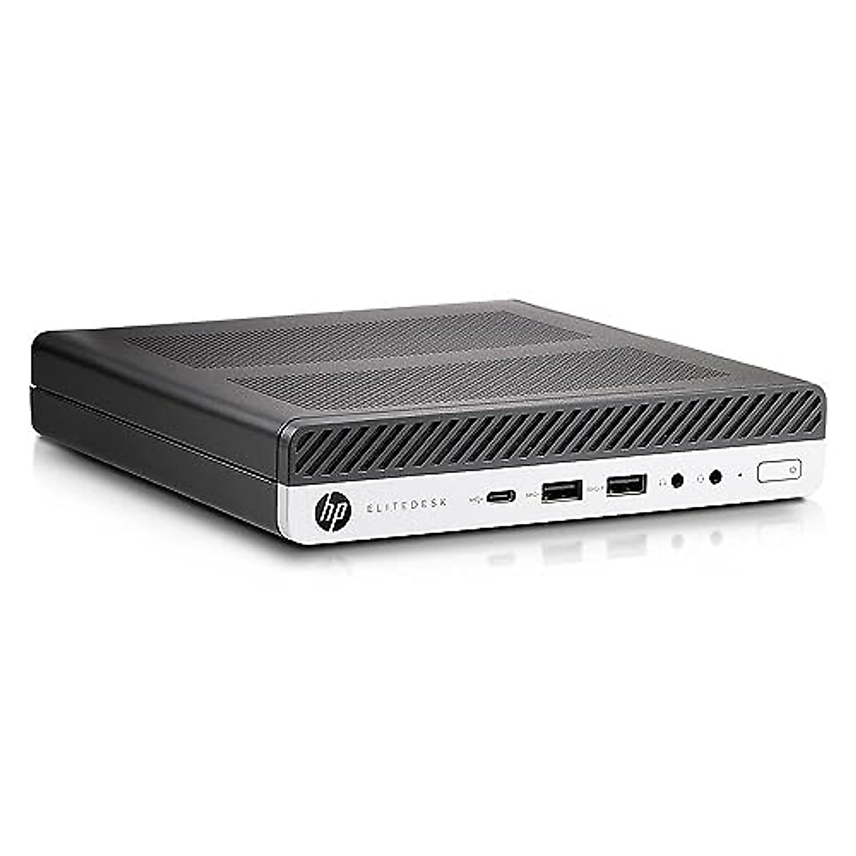 HP EliteDesk 800 G3 Mini Business Desktop (Intel Quad-Core i7-6700T 2.8Ghz, 16GB DDR4 RAM, 256GB SSD, DisplayPort DP, Ethernet RJ-45, Keyboard + Mouse, Windows 10 Professional (Renewed)