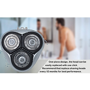 SW-S7105 Replacement Shaver Head Blades Compatible with All Sweet-LF Waterproof Electric Razors SW-S7105 SWSBK7105 Wet & Dry Shavers with Clean Brush