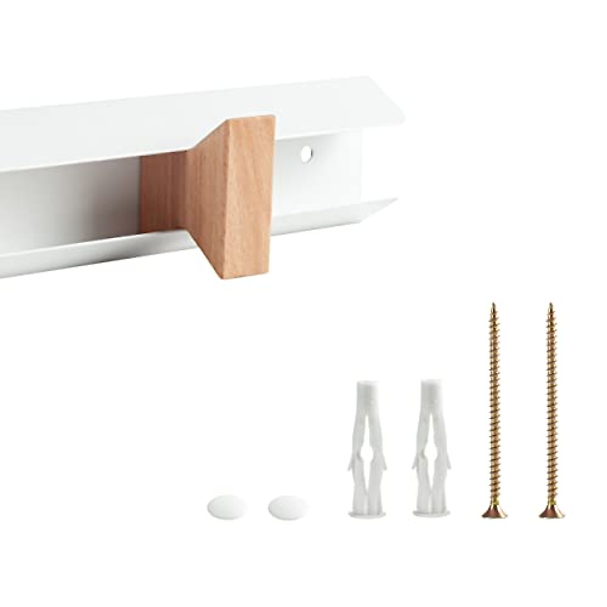 LINENVIBE Wall Hooks for Hanging, Towel Racks for Bathroom, Coat Hooks Wall Mounted (White Matte)