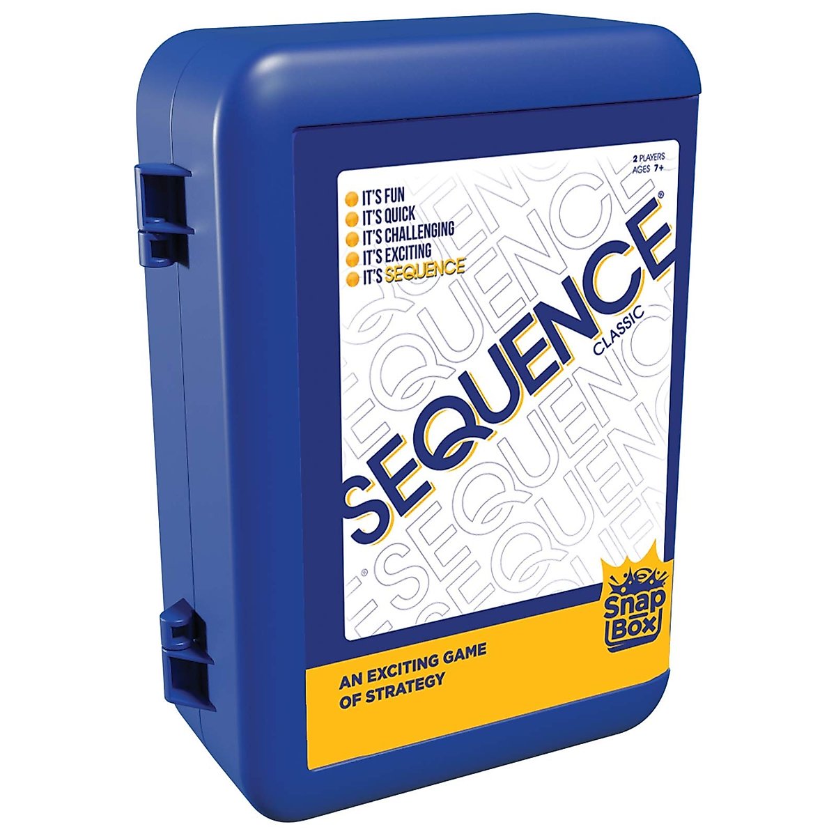 Sequence Snap Box - The Exciting Game of Strategy in A Compact Travel Case by Goliath, Multi Color