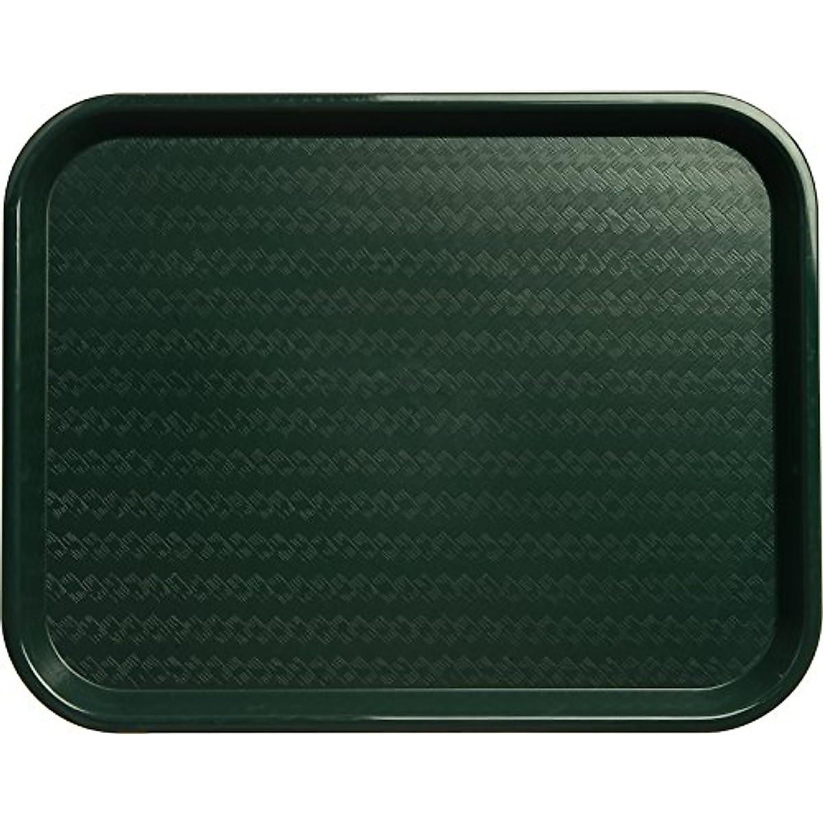 Carlisle FoodService Products Cafe Plastic Fast Food Tray for Cafeteria, 14" x 18", Green