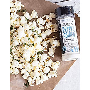 Gourmet Popcorn Seasoning Variety Pack, All Natural (6 Flavors) - Dill Pickle, White Cheddar, Kettle Corn, Caramel, Sriracha, Cracked Pepper Asiago